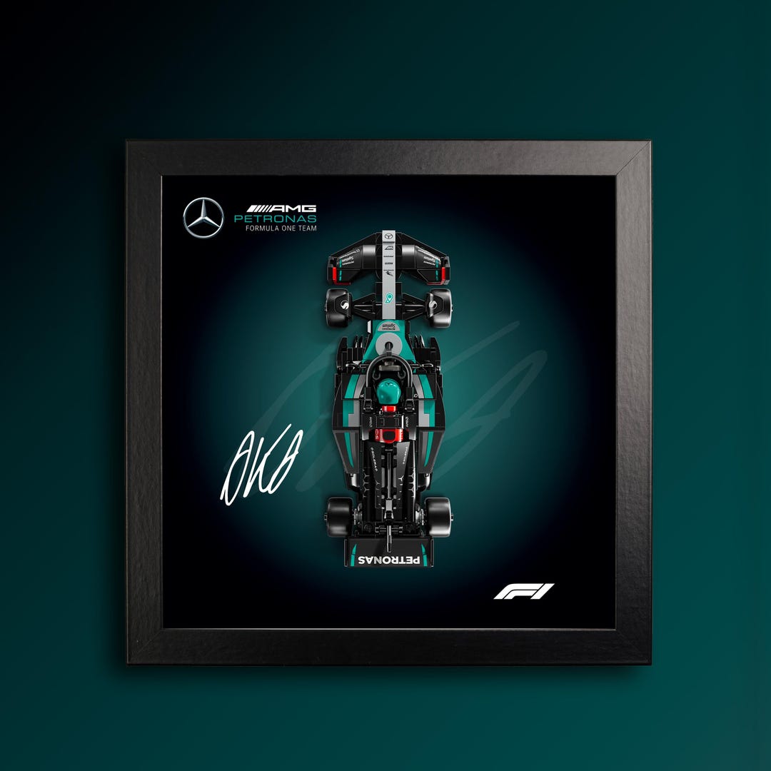Mercedes AMG Petronas 2025 Speed Champions Series Display Poster ...