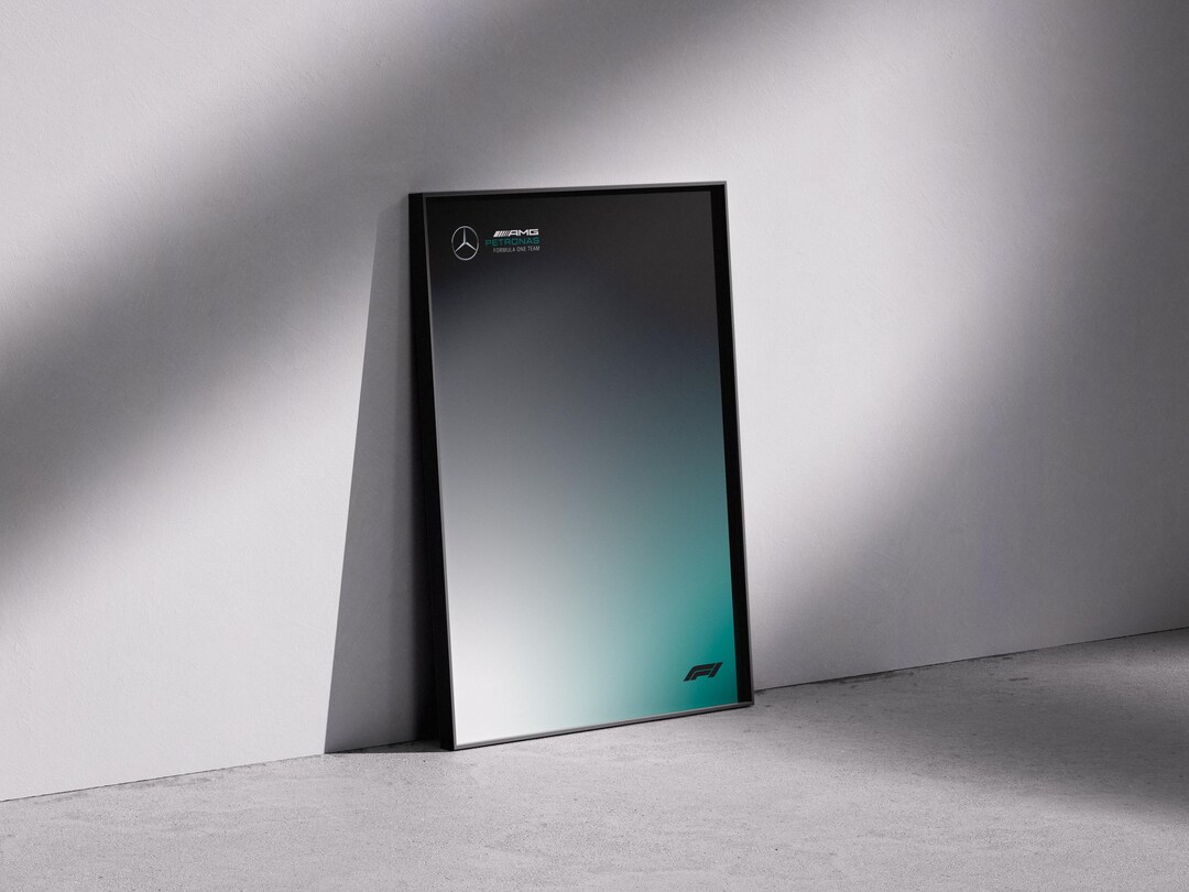 Mercedes AMG F1 W14 Poster – Minimalist Wall Art (digital Download) - Etsy