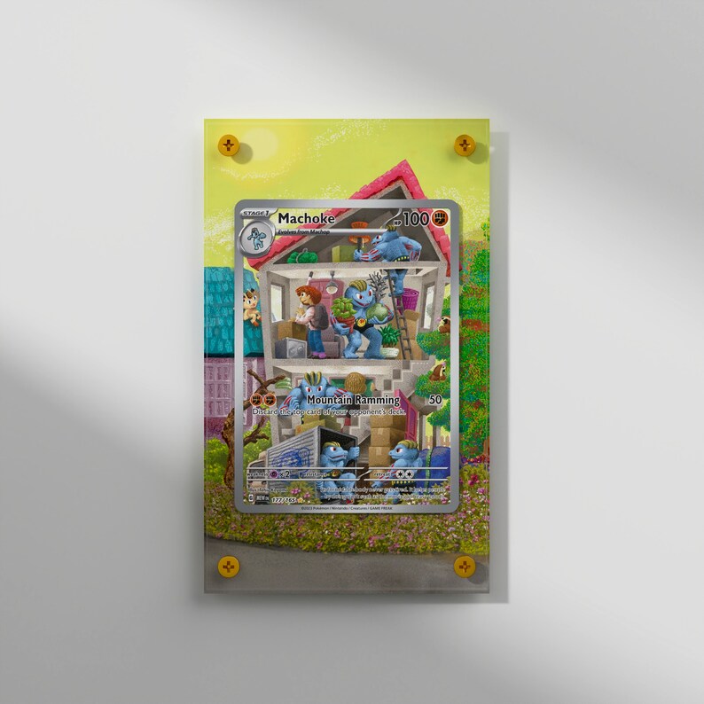 Machoke 177/165 Custom Pokemon Display Case - Etsy