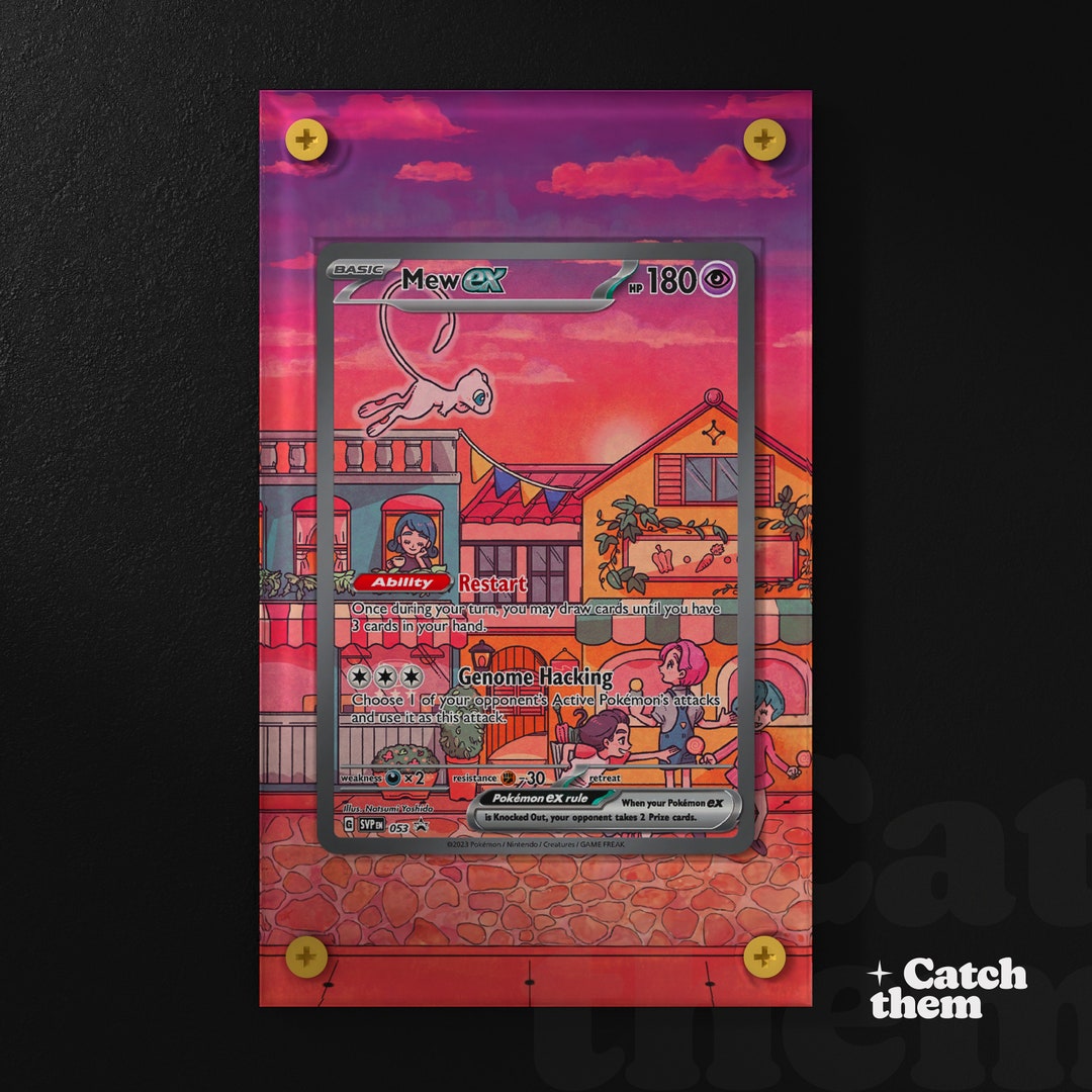 Mew 053 Custom Pokemon Display Case - Etsy