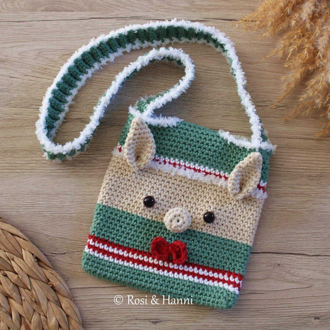 Crochet Pattern for a Christmas Elf Bag | PDF File in German | Elf ...