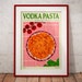 Elin PK Vodka Pasta Poster - Etsy