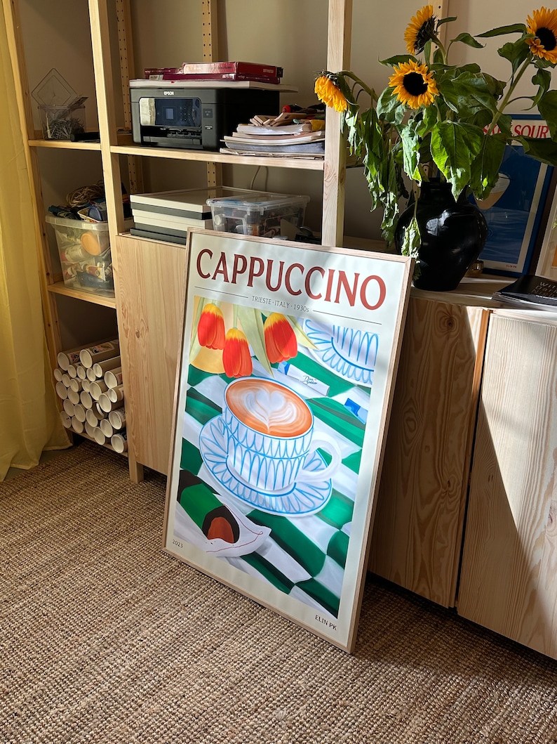 Elin PK Cappuccino Drink Poster - Etsy