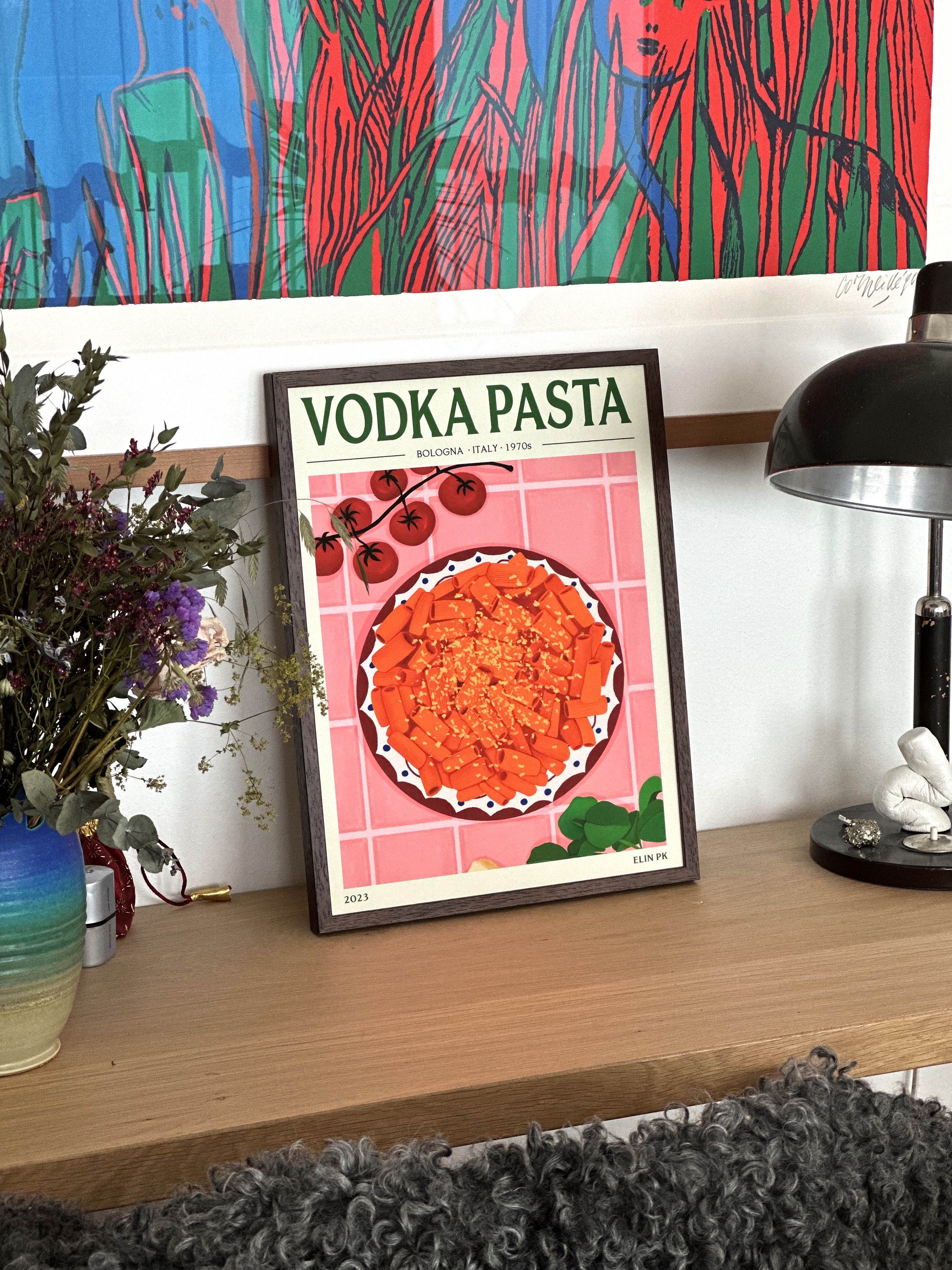 Elin PK Vodka Pasta Poster - Etsy