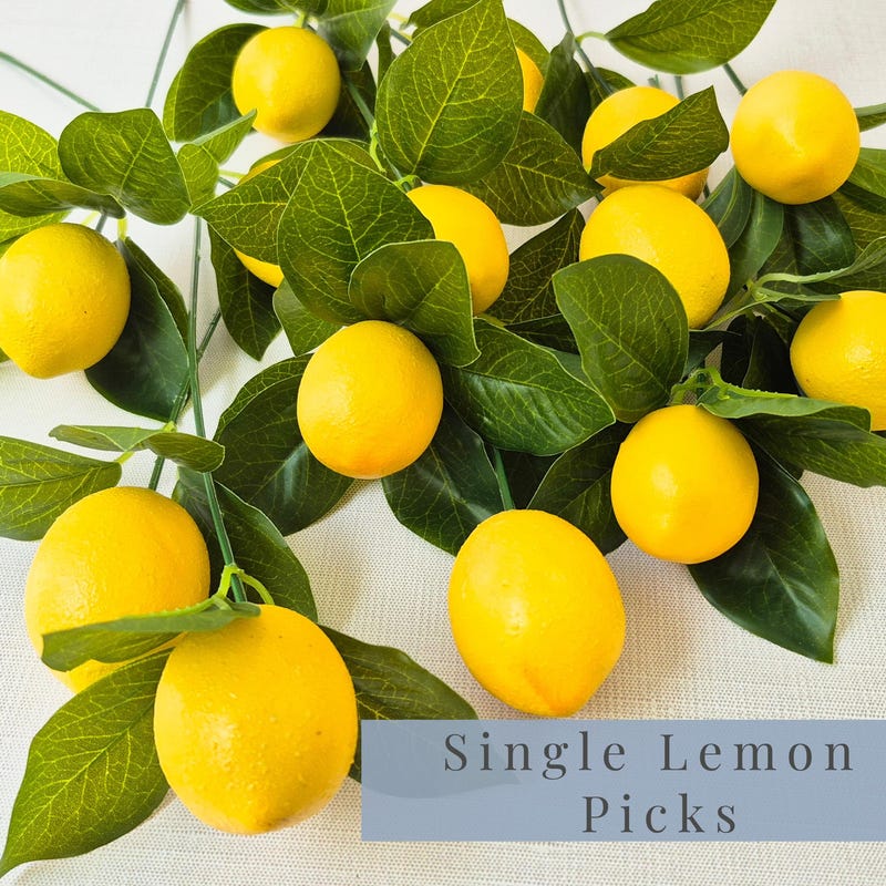 Realistic Fake Lemons - Etsy