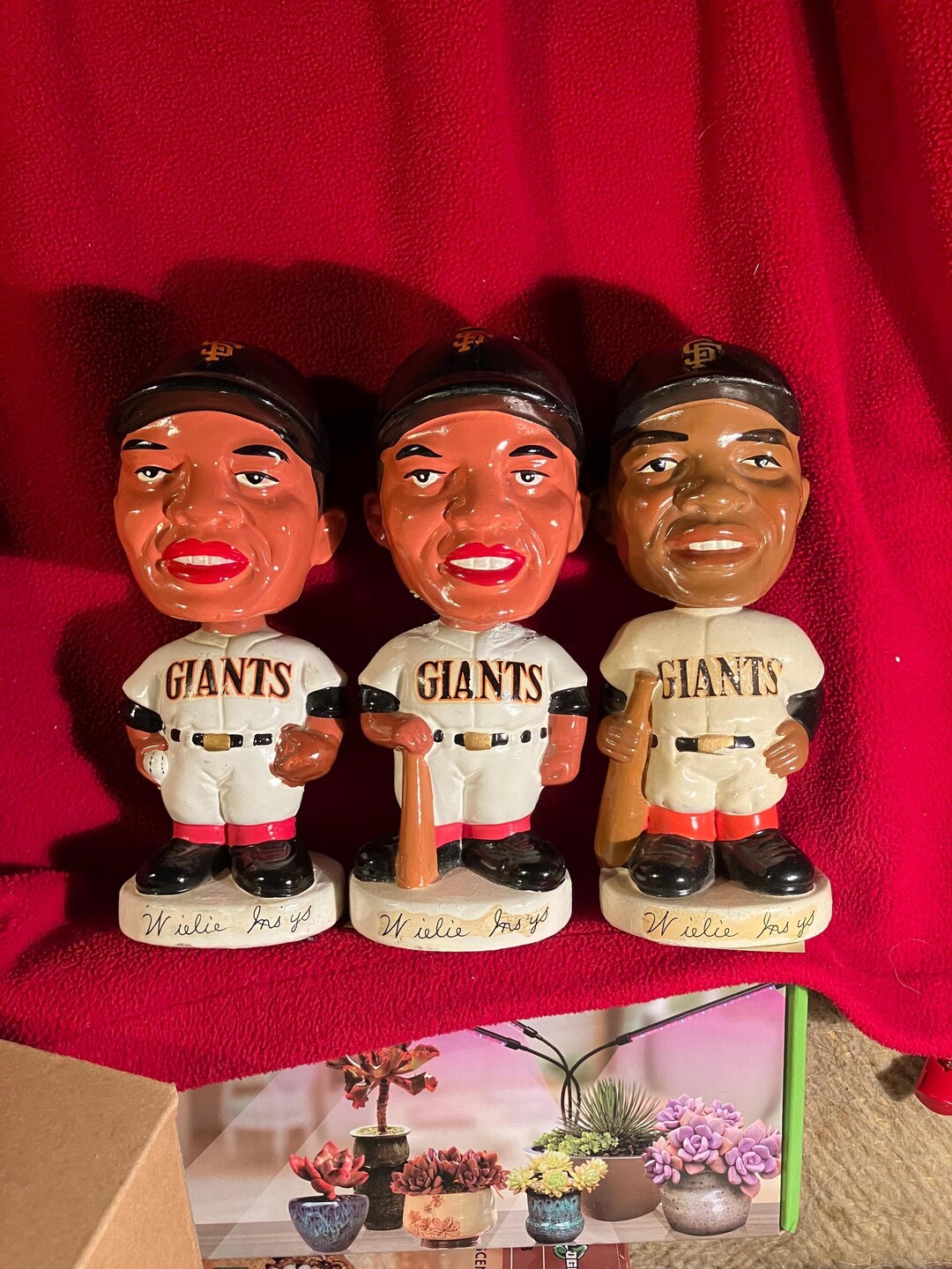 Willie Mays Bobblehead Trifecta, Giants Baseball Nodders - Etsy