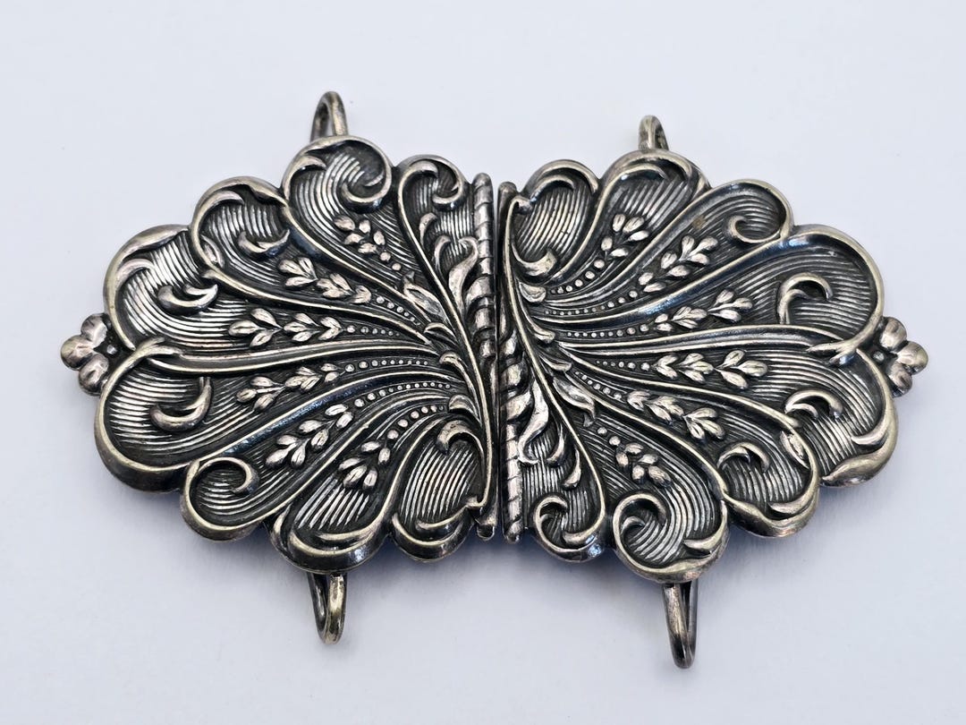 Vintage Silver Plated Nurses Buckle Art Nouveau Style - Etsy