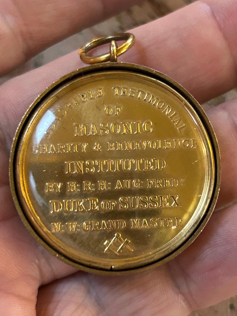 Vintage 1973 Duke of Sussex “masonic Charity & Benevolence” Service ...