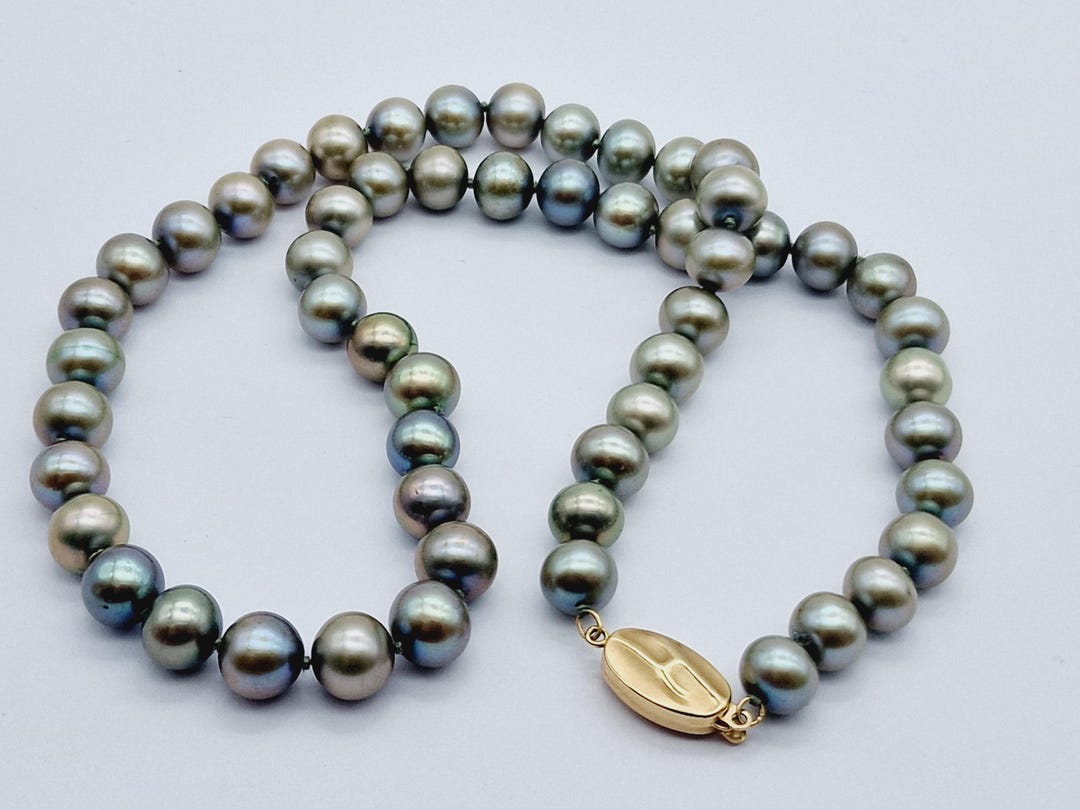 Honora 14k Gold Clasp Dyed Cultured Pearl Necklace - Etsy