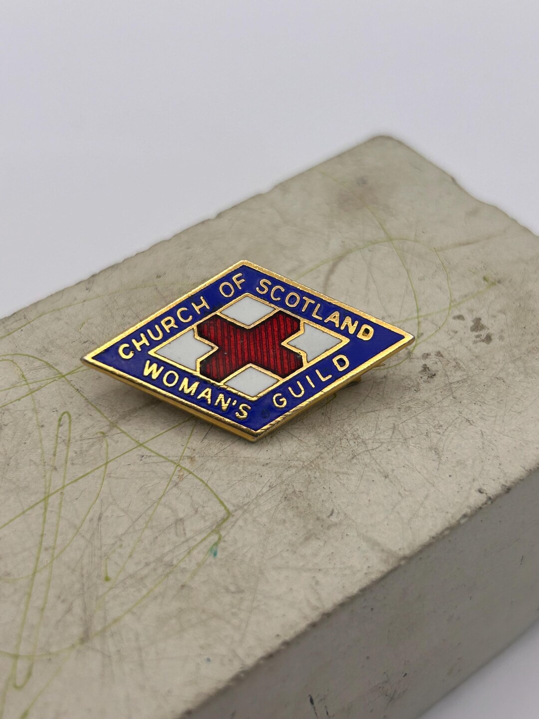 Vintage Enameled Badge/pin Church of Scotland Woman’s Guild 1960s-70s ...