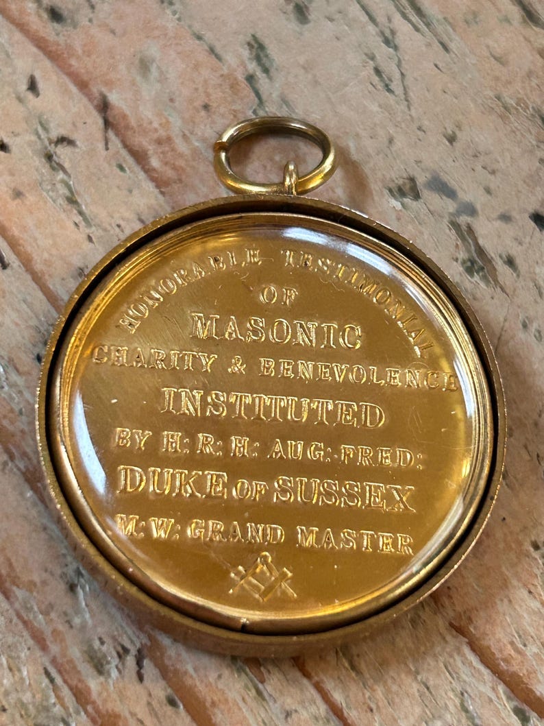 Vintage 1973 Duke of Sussex “masonic Charity & Benevolence” Service ...