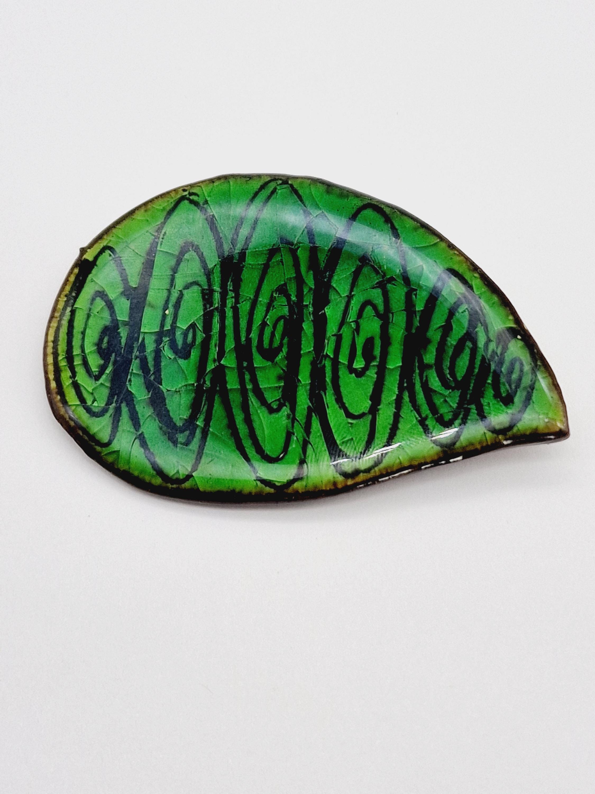 Vintage Alice Lund of Denmark 1960s Ceramic Enamelled Brooch 1960s - Etsy