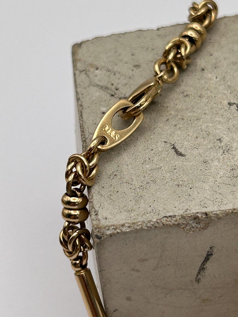 Vintage Marks and Spencer’s Gold Plate Statement Chain Necklace Bold ...