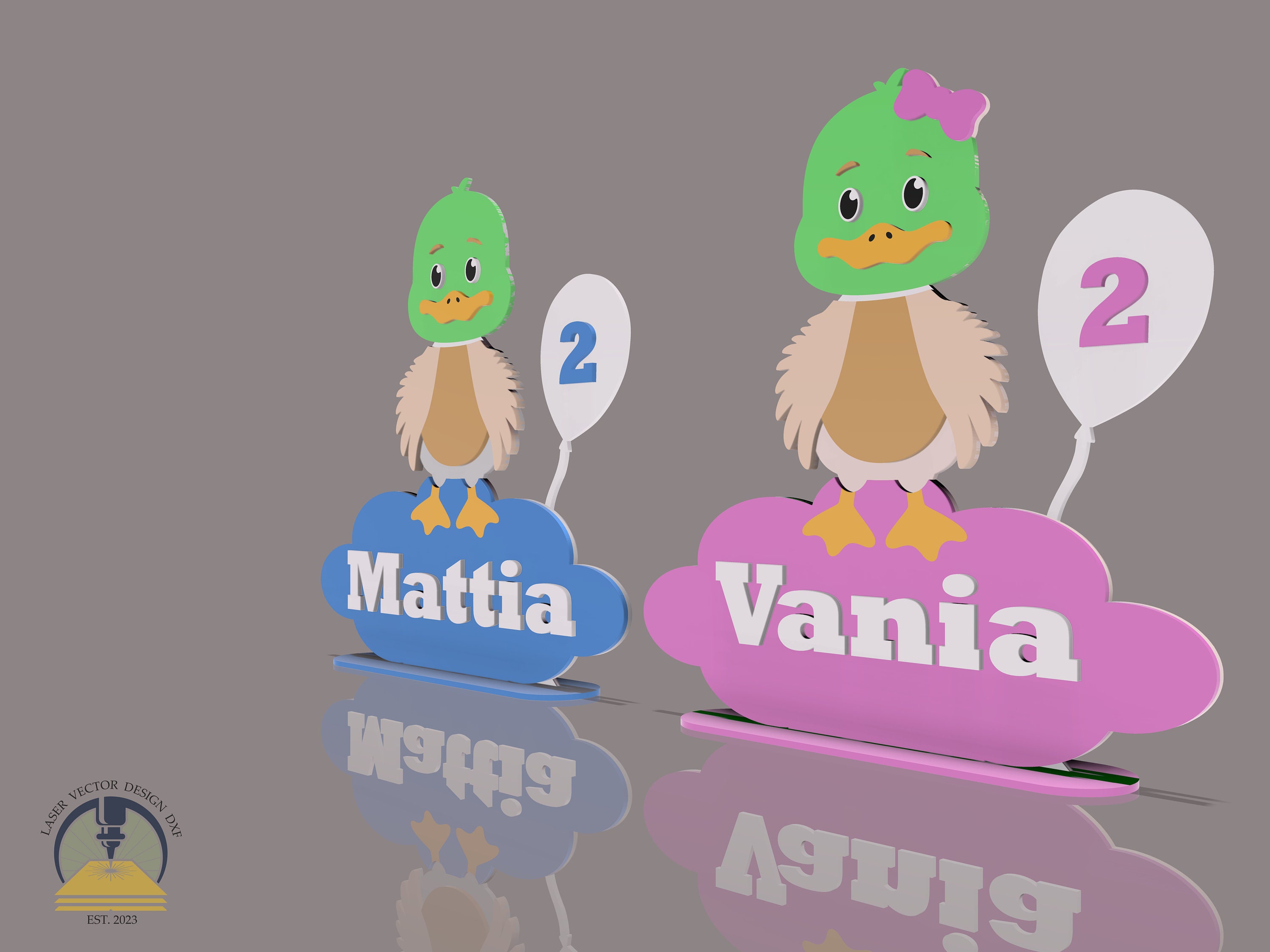 Mallard Duck Farm Animals Stands Personalized Stand - Etsy