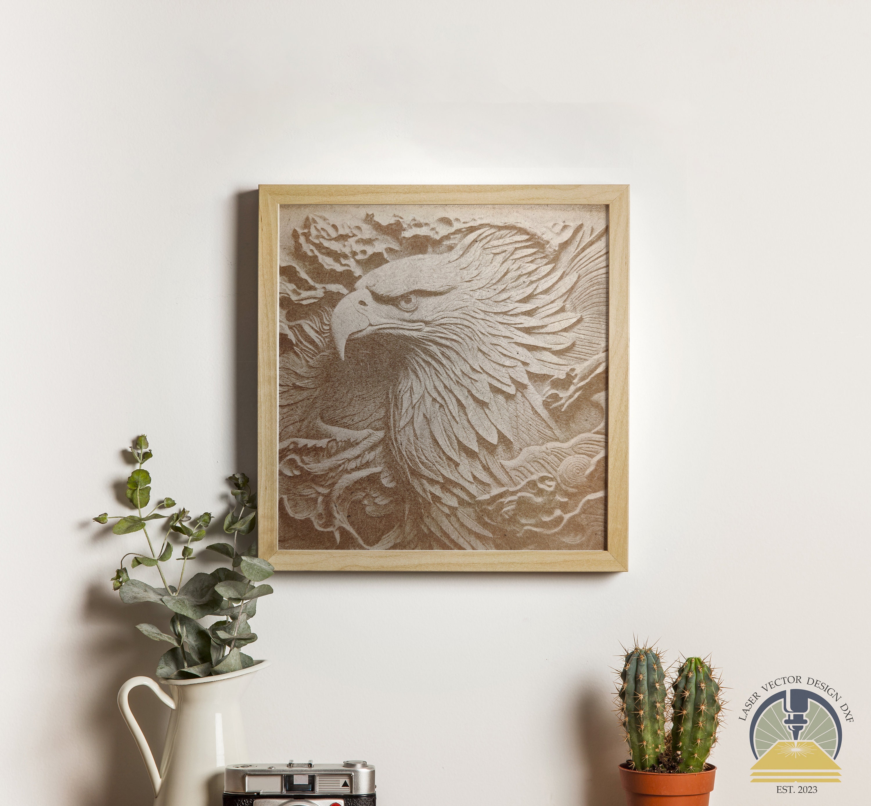 Laser Burn PNG 3D Illusion Engrave Laser Ready Lightburn File Digital ...