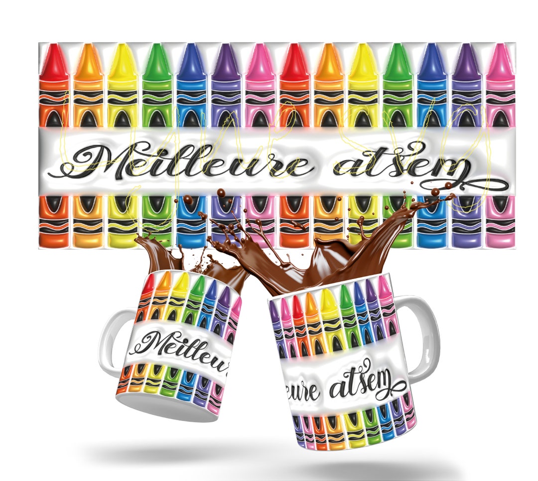 Best Atsem 3D Inflated Png Digital File for 12OZ Size Mug Sublimation ...