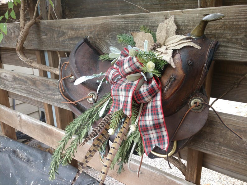 Saddle Decor for Wall or Door - Etsy