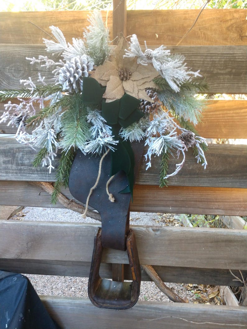 Saddle Decor for Wall or Door - Etsy