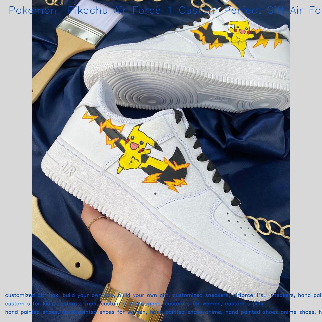 Pokemon Pikachu Air Force 1 Custom Perfect Gift Air Force 1 - Etsy