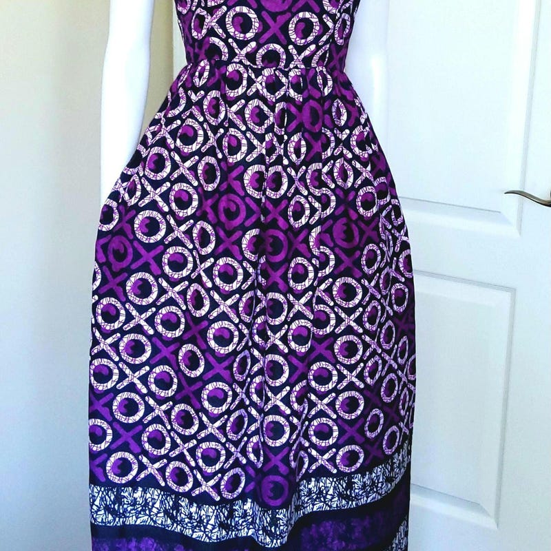 Purple African Fabric - Etsy