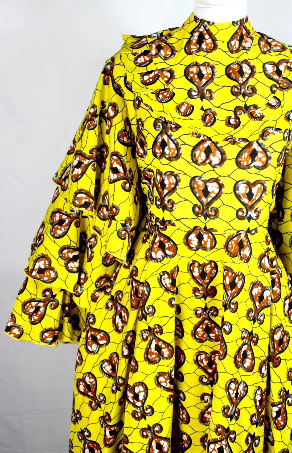 Full Circle Collar Dress XXL - Etsy