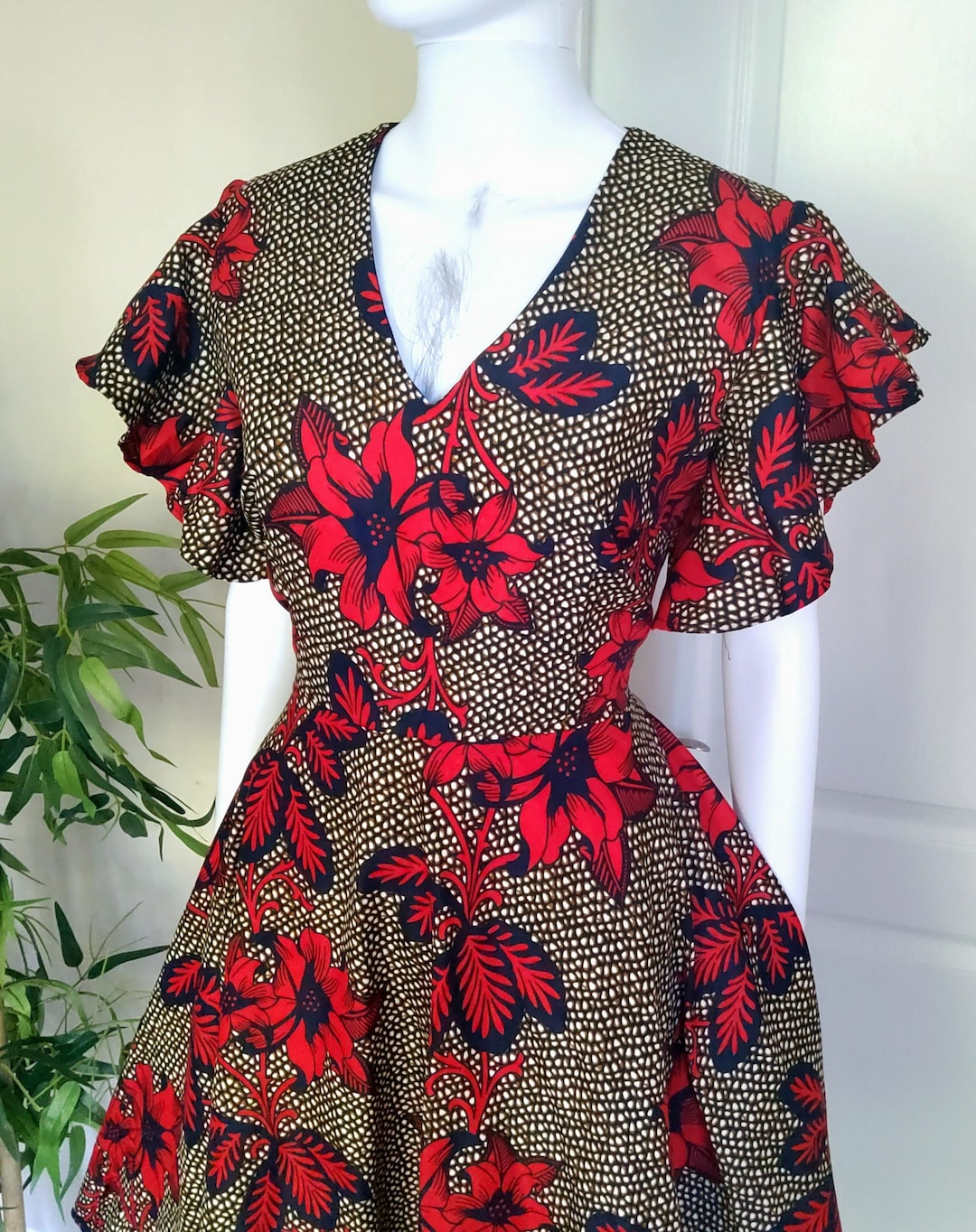 African Print Shift Dress | Ankara Dress - Etsy