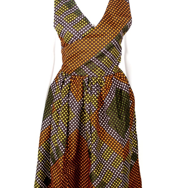 African Print Blouse - Etsy