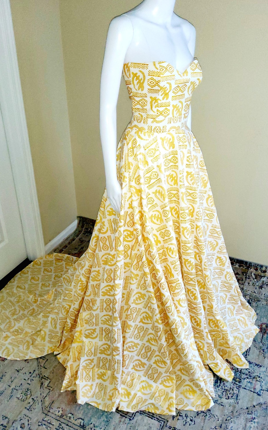 African Print Dress | African Print Party Dress | African Custom Made ...