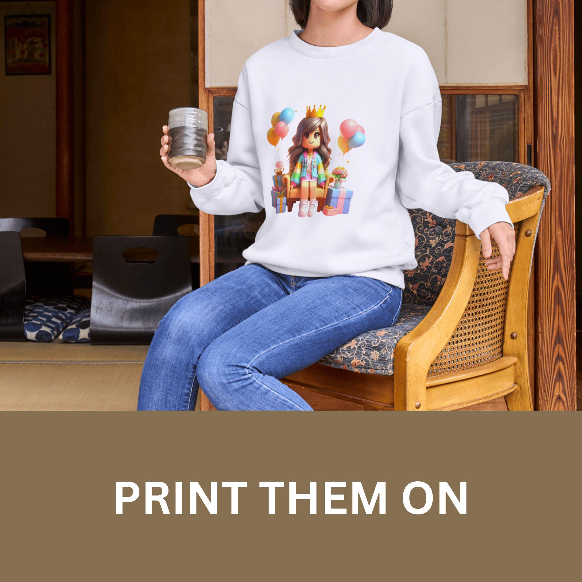 Roblox Birthday Printable Roblox Digital Download, Roblox Girl PNG ...