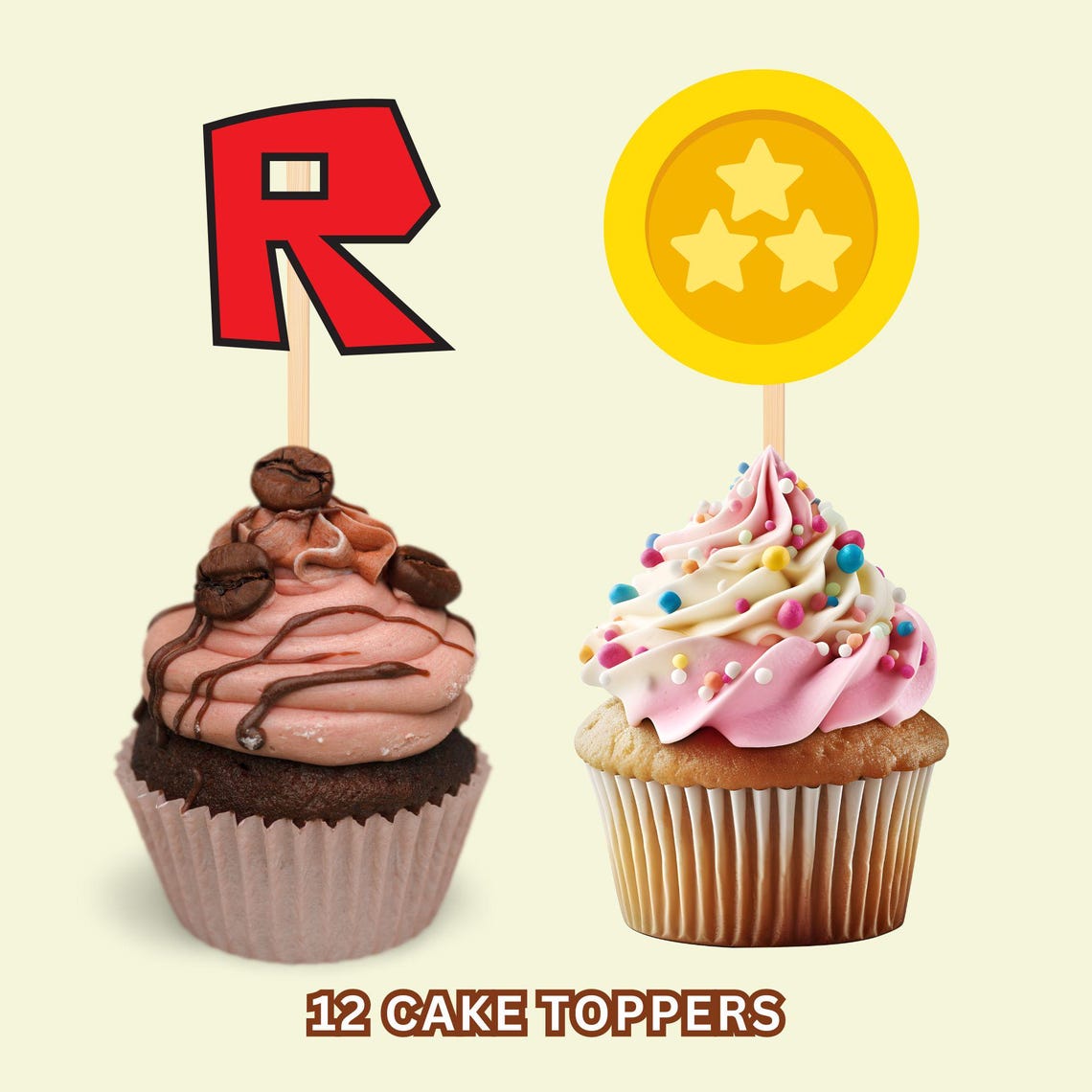 Roblox Birthday Cake Topper Design, Kids Cake Topper, Ready to Print ...