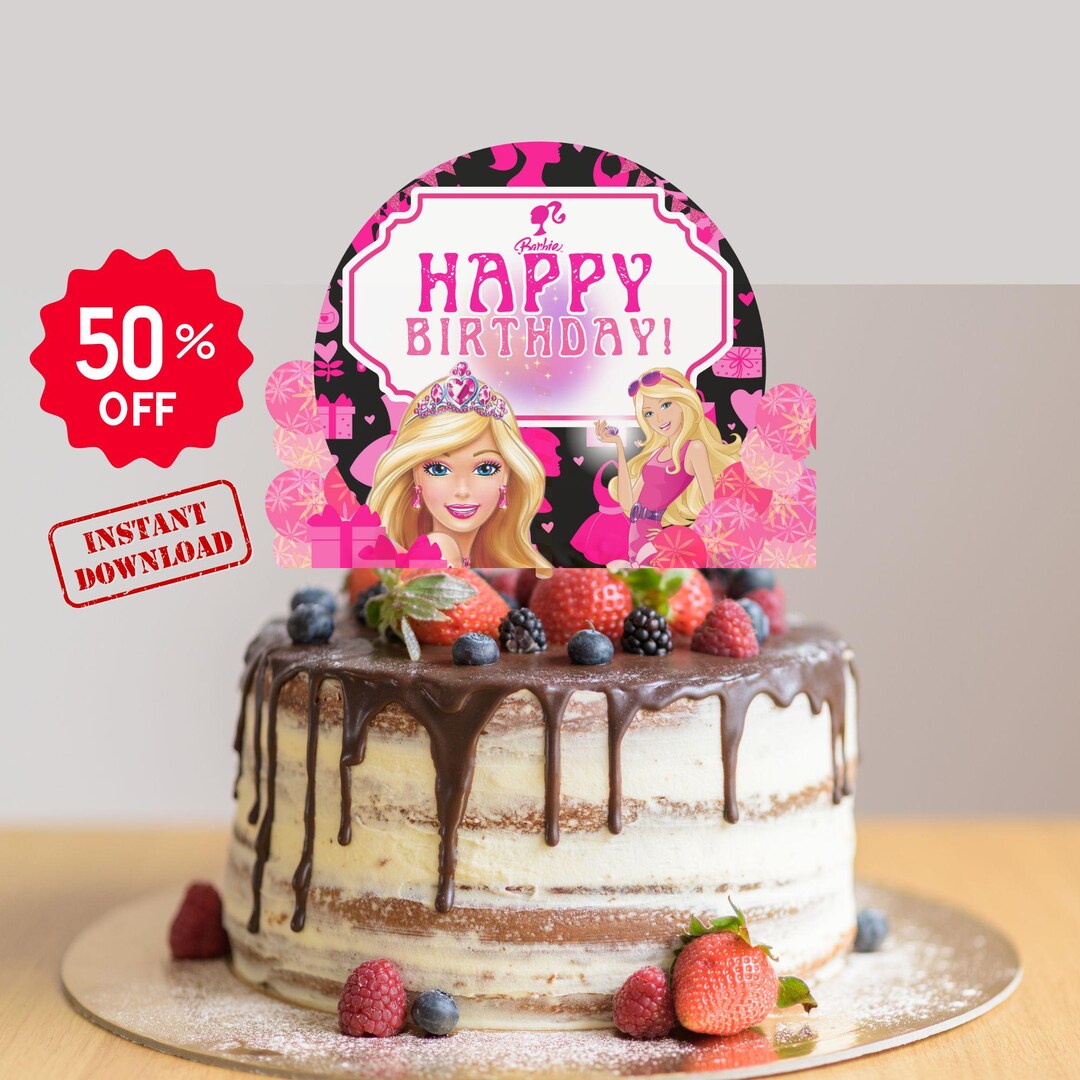 Birthday Cake Topper, Cake Topper Design, Kids Cake Topper, Ready to ...