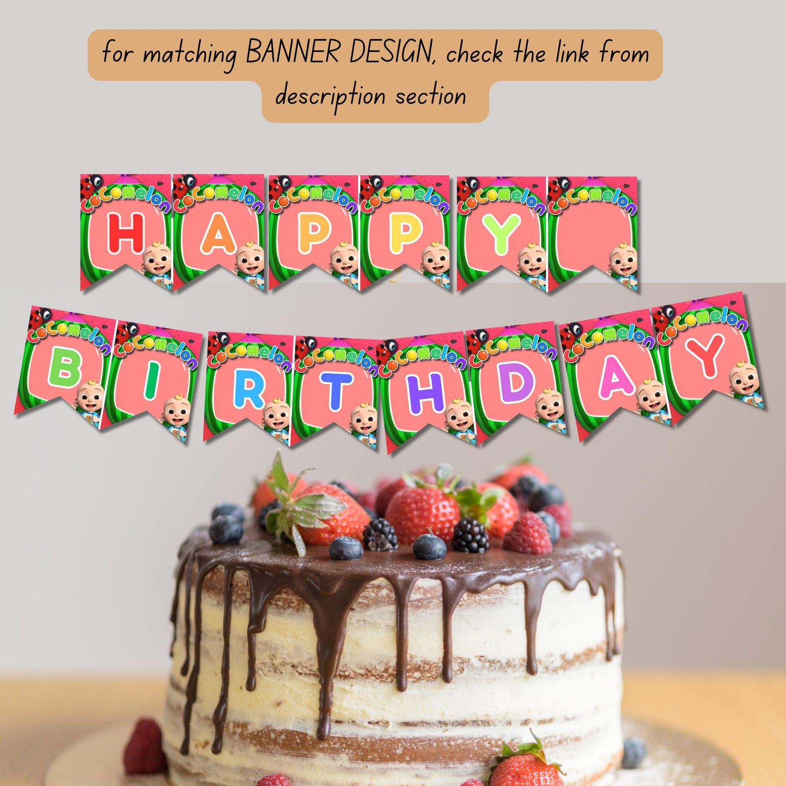 Birthday Cake Topper, Cake Topper Design, Kids Cake Topper, Ready to ...