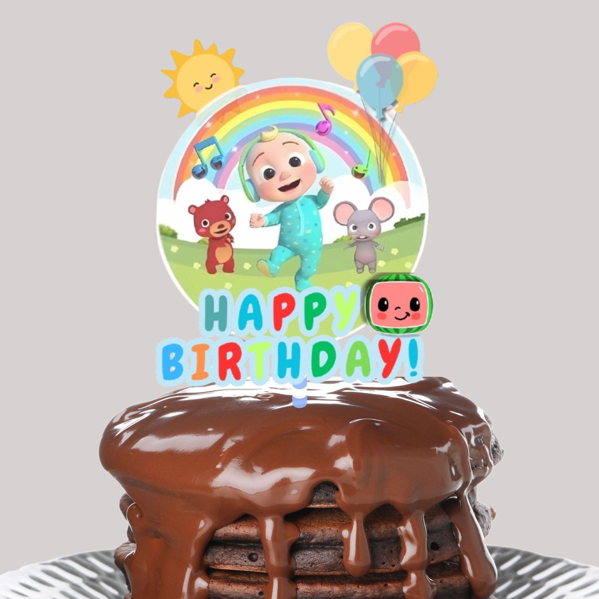 Birthday Cake Topper, Cake Topper Design, Kids Cake Topper, Ready to ...