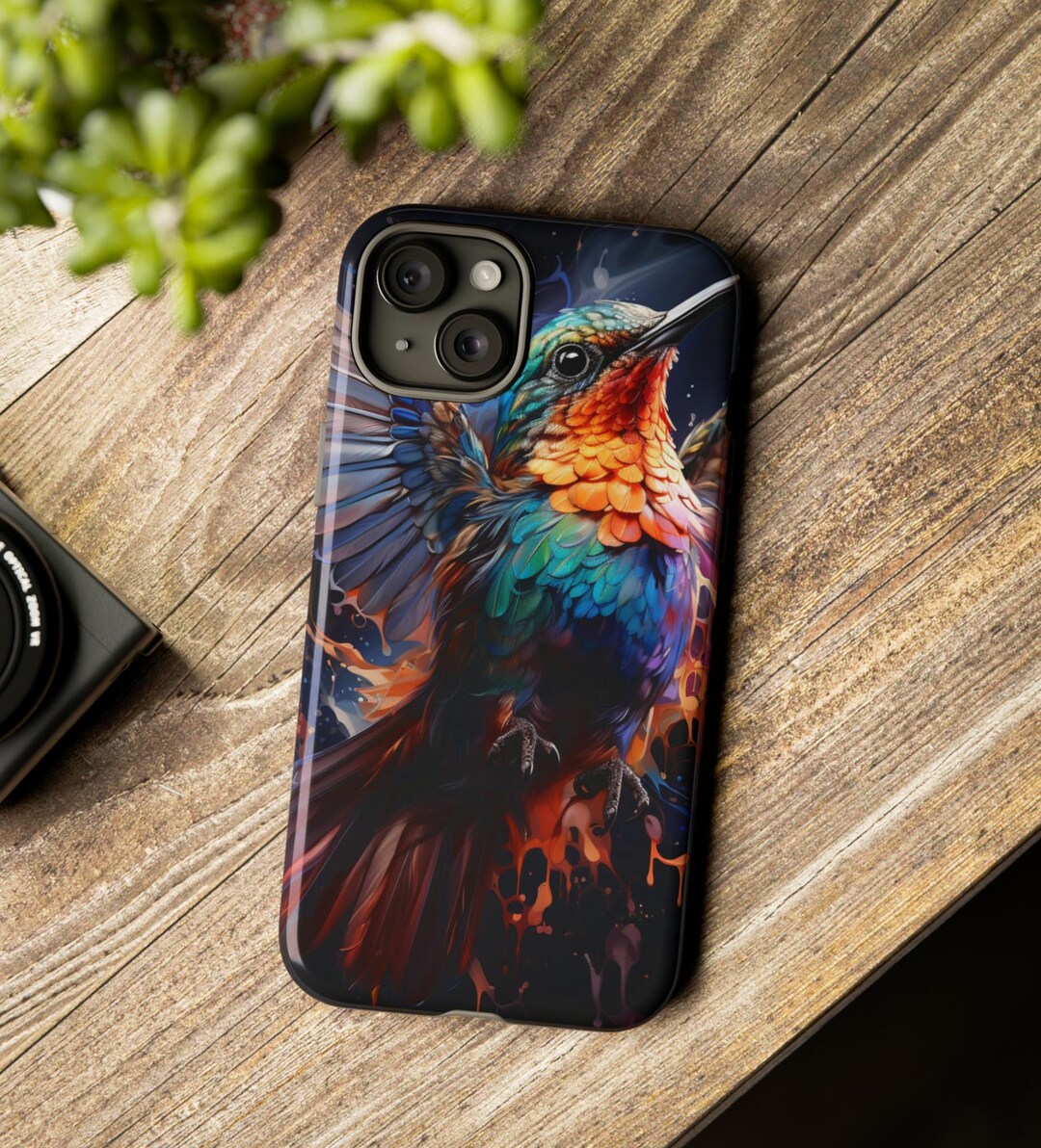 Colourful Bird Phone Case,floral Marble Phone Case, Glitter ...