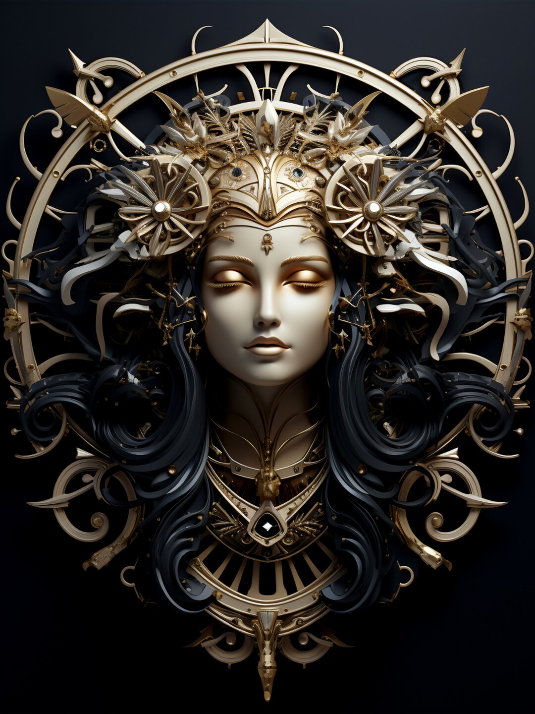 Horoscope VIRGO, Art Digital Prints, Wall Art,midjourney,printable ...