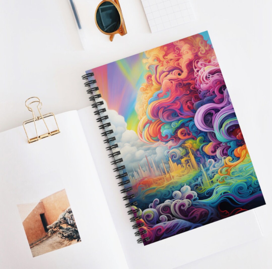Rainbow Spiral Notebook Life in Color Planner Daily Used Journal School ...