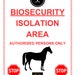 Biosecurity Signage Pack for Stable Yard - Etsy