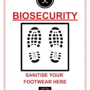Biosecurity Signage Pack for Stable Yard - Etsy
