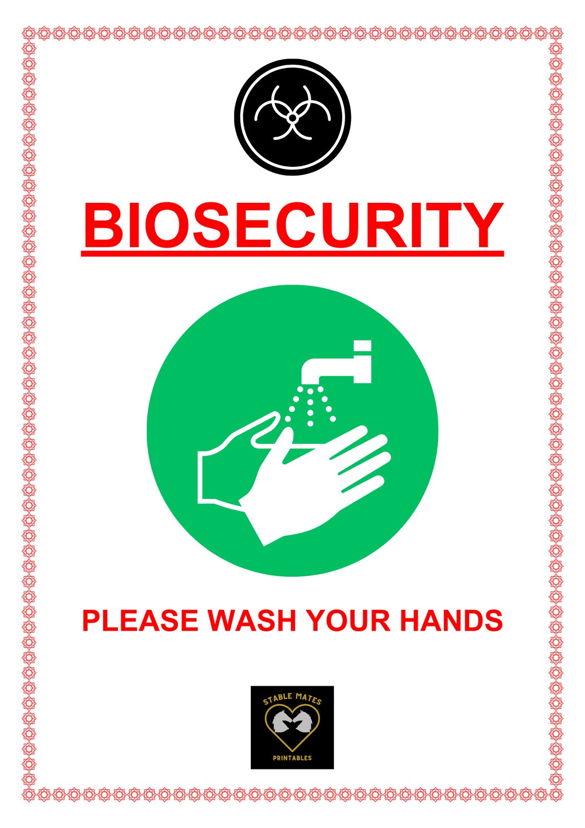 Biosecurity Signage Pack for Stable Yard - Etsy