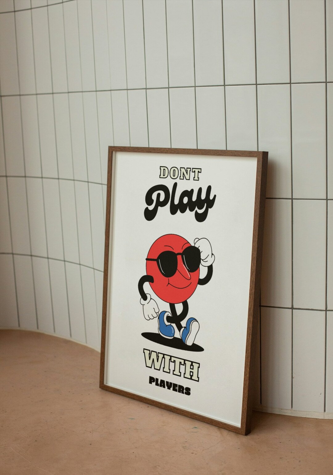 Funny Cartoon Digital Wall Art Print, Funny Poster, Cute Illustration ...