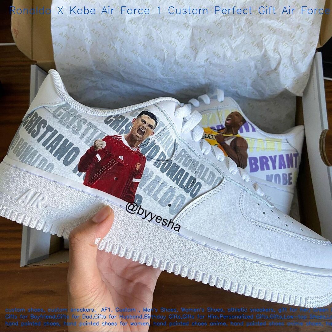Ronaldo X Kobe Air Force 1 Custom Perfect Gift Air Force 1 - Etsy