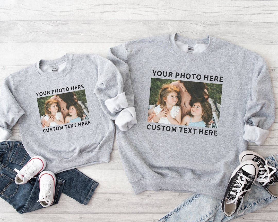 Custom Photo Hoodie, Custom Photo Sweatshirt, Custom Picture Gift ...