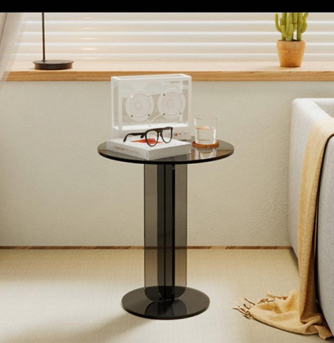 Handmade Acrylic Plexiglass Side Table, End Table, and Accent Table Set ...