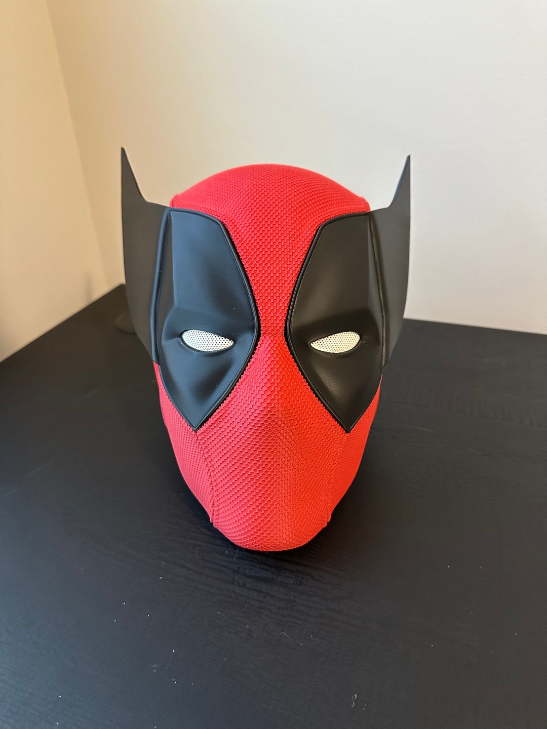Deadpool Poolverine Mask Vibrant Red and Black Full Face Mask, Perfect ...