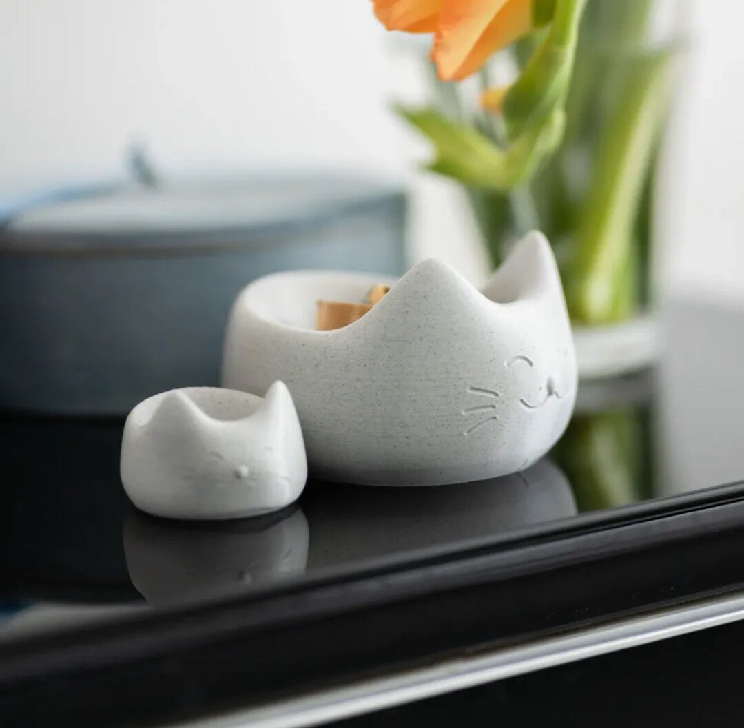 Cat Ring Dish Whimsical Kitty Jewelry Plate, Unique Trinket Tray, Ideal ...