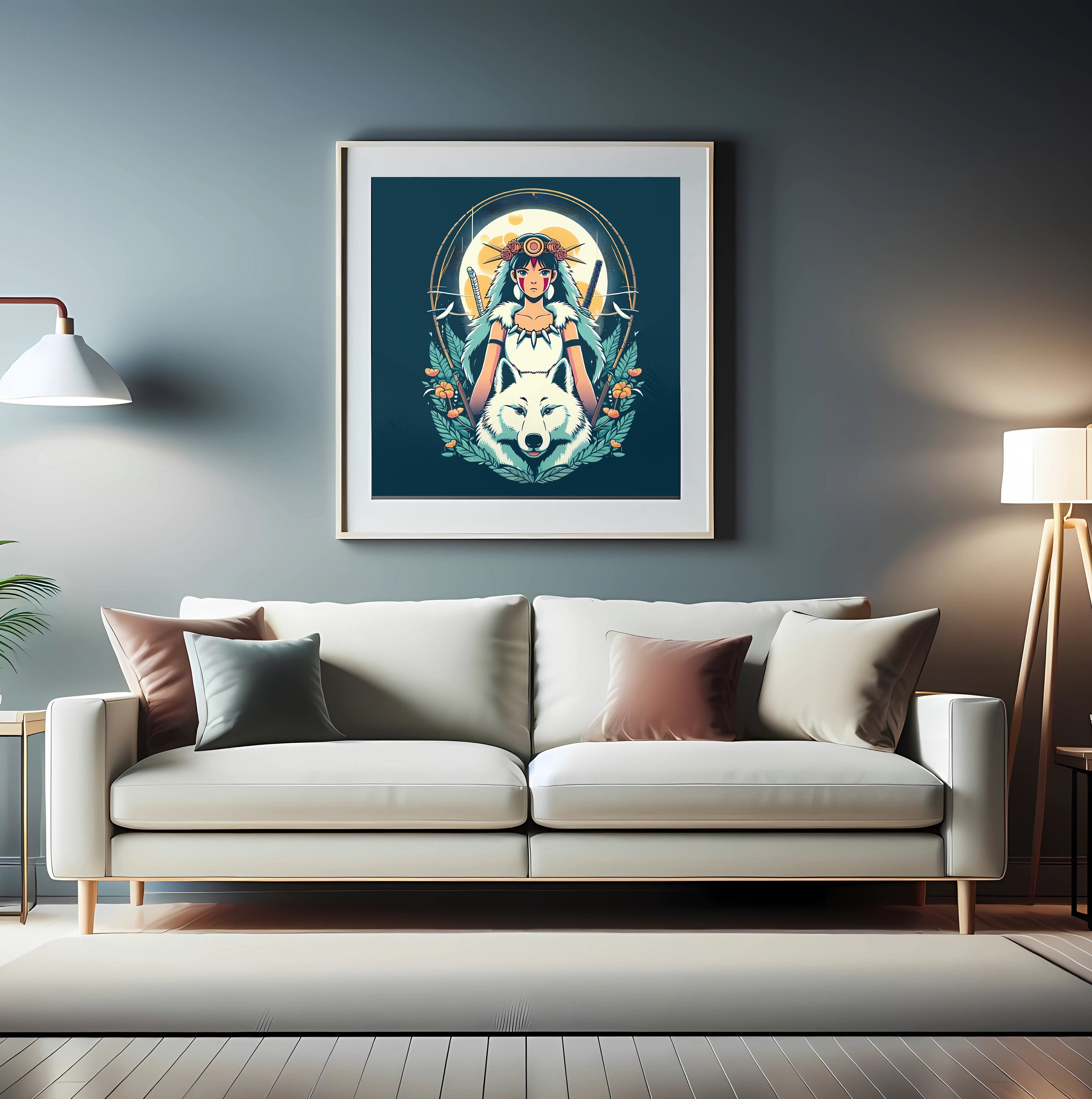 Princess Mononoke Trilogy: Set of 3 Digital Download Posters of ...