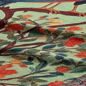 Cottagecore Peacock Throw Blanket | Royalcore Floral Room Decor Morris ...