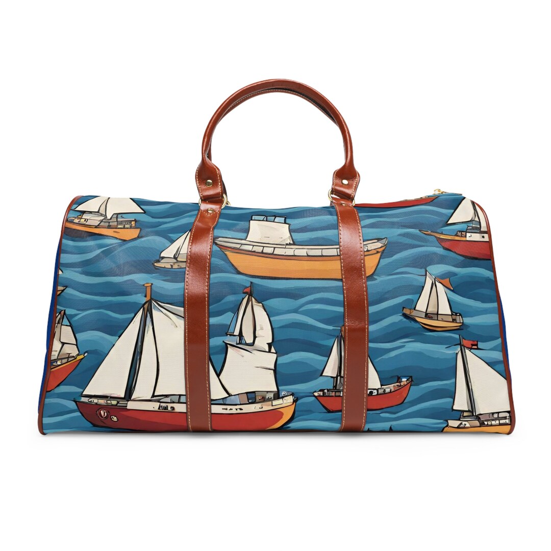 Cool Sea Themed Bag Fancy Waterproof Travel Bag-large Travel - Etsy