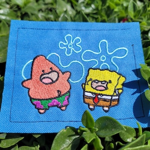 Chibi Patrick and Bob Embroidery File - EMBROIDERY - Etsy
