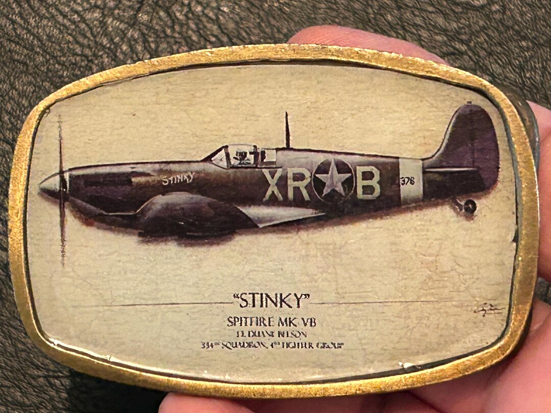 WW11 Fighter Plane, "stinky", Spitfire MK VB, 4th Fighter Squadron Belt ...